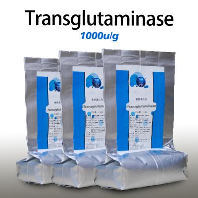 China Transglutaminase 1000U/G Processing Of Recombinant Meat Grilled Sausages And Ham Sausages for sale
