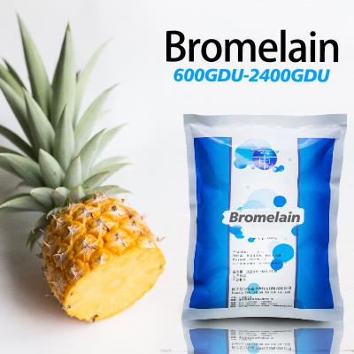 China Application of bromelainas 2400GDU in Pharmaceutical raw materials and food processing for sale