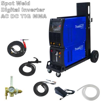 China 230V LCD AC DC Pules TIG MMA Welding Machine 235A Aluminum Welder for sale