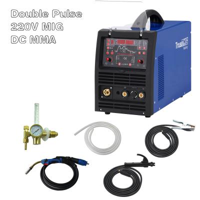 China 220V Double Pulse Mig Welding Machine Mig Aluminum Welder Welding Machine Manufacturer for sale