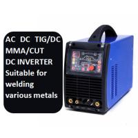 China Single Phase 3IN1 200A AC DC TIG MMA CUT Welders Aluminum TIG Welders With 2T 4T and Advanced Wave Selection for sale