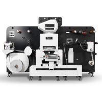 China VAN-360F Flatbed Sticker Label Die Cutting Machine with Hot Stamping - 360mm Width, 120 M/MIN Speed for sale