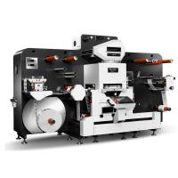 China VAN-360F Flatbed Sticker Label Die Cutting Machine with Hot Stamping - 360mm Width, 120 M/MIN Speed for sale