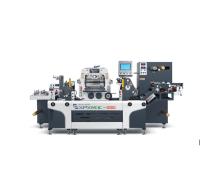 China MDC-330 Flatbed Die Cut Label Machine 330mm Width 400 Times/Min Speed for Barcode Sticker Production for sale