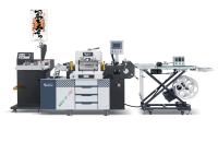 China PLC Controlled Barcode Label Die Cutting Machine High Accuracy For Adhesive Sticker Label for sale