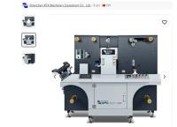 China XPX Smart-350 Semi Rotary Die Cutting Machine - 2KW Power, 350mm Cutting Width, ±0.15mm Accuracy for sale