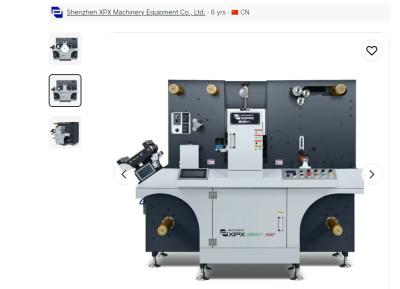 China XPX Smart-350 Semi Rotary Die Cutting Machine - 2KW Power, 350mm Cutting Width, ±0.15mm Accuracy for sale