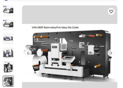 China XPX VAN-360 Automatic Barcode Label Die Cutting Machine with PLC Control and AC380V/50Hz Power Supply for High-Precision Industrial Applications for sale