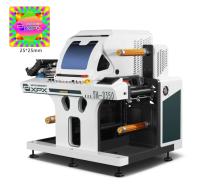 China XPX SM-D350 Laser Label Die Cutting Machine - 350mm Width, 15m/min Speed, 1000m Rewinding Capacity for sale