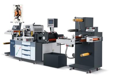 China Electric Barcode Label Die Cutting Machine Powerful High Speed for sale