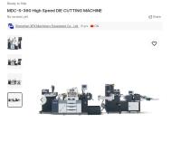 China 380V / 50Hz Barcode Label Die Cutting Machine High Cutting Force for sale