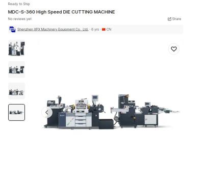 China 380V / 50Hz Barcode Label Die Cutting Machine High Cutting Force for sale
