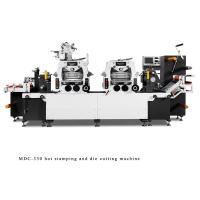 China Double Station Flatbed Hot Stamping And Die Cutting Machine High Precision Mdc-330 for sale