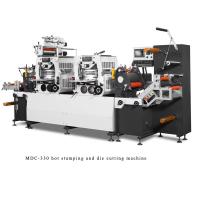 China Double Station Flatbed Hot Stamping And Die Cutting Machine High Precision Mdc-330 for sale