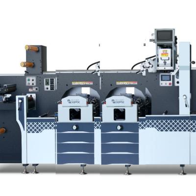 China MDC-360 Plus Four Flexo Station Digital Label Finishing Machine - 360mm Width, 400p/min Speed, ±0.1mm Precision for sale