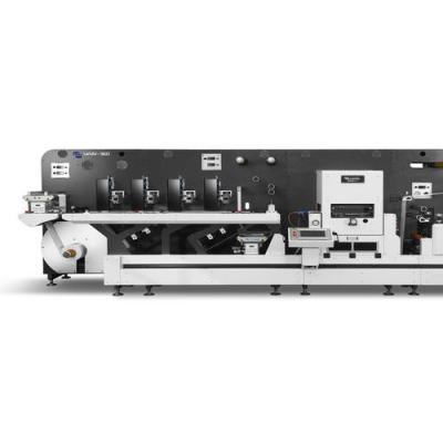 China VAN-360F Servomotor Flatbed Label Die Cutting Machine 360mm Width 120m/min Speed High Precision ±0.1mm for sale