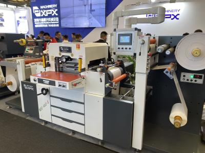 China PLC Control Sticker Label Die Cutting Machine Max Unwinding Diameter 700mm for sale