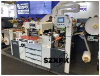 China PLC Control System Sticker Label Die Cutting Machine Max Speed 400m/Min 7mm-9mm Height for sale