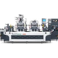 China 3650*1600*1950mm Sticker Label Die Cutting Machine with 16KW Total power for sale