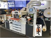 China PLC Control System Sticker Cutting Machine With Max Die Cut Jumping Distance Of 380mm for sale