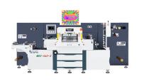China PLC Controlled Label Die Cutting Machine For Adhesive Sticker Label High Value Barcode for sale