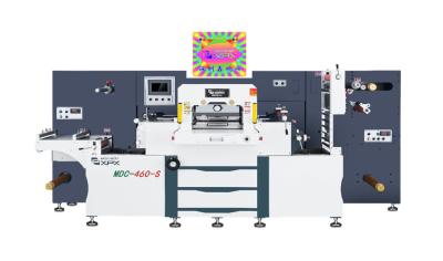 China PLC Controlled Label Die Cutting Machine For Adhesive Sticker Label High Value Barcode for sale