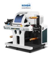 China Sticker Label Digital Die Cutting Machine Max rewinder daimeter 1000M Max speed 15m/min for sale