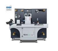 China Max Rewinding Diameter 600mm PLC Control Barcode Label Die Cutting Machine for Paper Material for sale