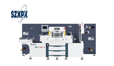 China Speed PLC Controlled Flatbed Die Cutting Machine 460mm Max Feeding 700mm Diameter for sale