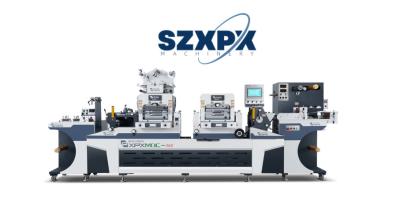 China Precision Double Station Label Die Cutting Machine Label Cutting Machine 600mm Max Rewind Diameter for sale
