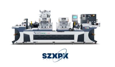 China Speed Double Station Label Die Cutting Machine 400m/min Cutting Speed ±0.1mm Precision for sale