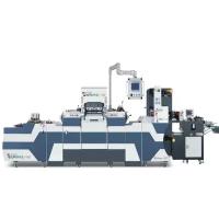 China Speed Digital Cutting Machine PLC Controlled Barcode Label Die Cutter 350mm Max for sale