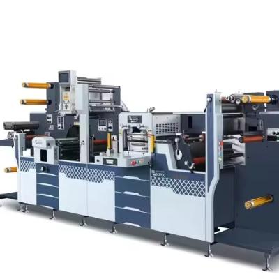 China PLC-Controlled Flatbed Die Cutting Machine with ±0.1mm Precision and 600mm Unwinding Capacity for Industrial Applications for sale