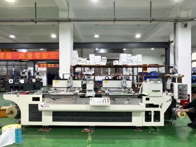 China 3500×1300×1600mm Barcode Sticker Cutting Machine with 5.8 KW Foiling and ±0.05mm Printing Accuracy for sale
