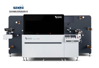 China XPX Laser Label Die Cutting Machine 350mm Width 30m/min Speed with CE Certification for Industrial Label Production for sale