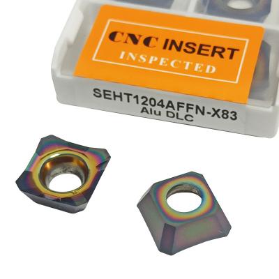 China DLC Coating Carbide Insert For Aluminum SEHT1204 CNC Machine use for sale