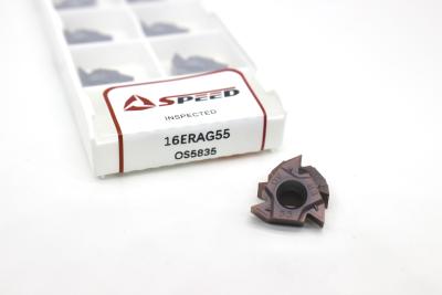 China CNC Tungsten Carbide Threading Insert 11ER/IR AG60 CVD Coating Cutting for sale