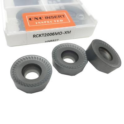 China Cvd Coating Carbide Cutter Insert RCKT2006 ,  Pvd Coated Inserts Steel Material for sale