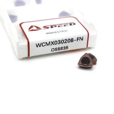 China CNC Tungsten U Drill Inserts Fast Feed WCMX030208 CVD Coating for sale