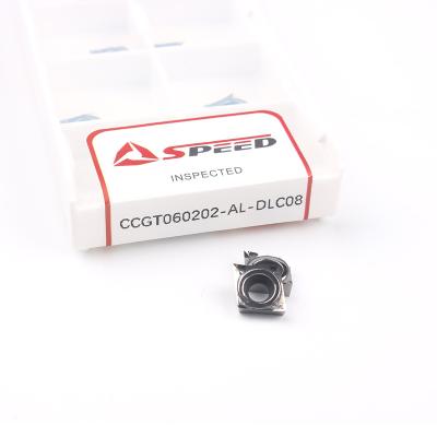 China Tungsten Carbide Insert For Aluminum CCGT060202 CCGT09T302 Lathe Use for sale