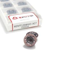 China Thread Rdmt1204 Round Milling Inserts Durable Pvd Coating For Cutter for sale