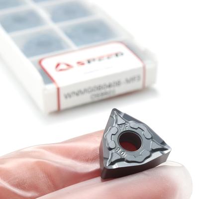 China 04 08 Insert Corner Radius Carbide Turning Inserts WNMG080408-MF3 OS9501 for sale