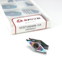 China Metalworking Carbide Inserts For Aluminum With Copper Workingpiece for sale