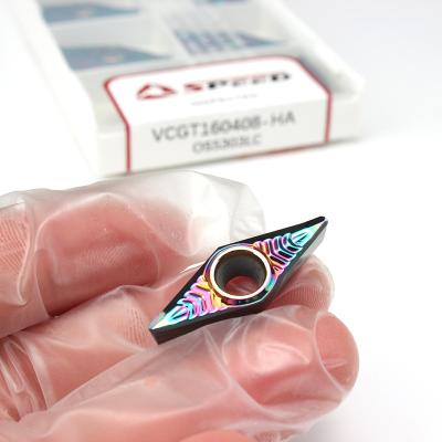 China Polished DLC Coating CNC Carbide Insert VCGT1604/08 For Aluminum Metalworking for sale