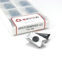 China APKT1135 APGT1604 Polished / DLC Tungsten Carbide Insert For Aluminum for sale