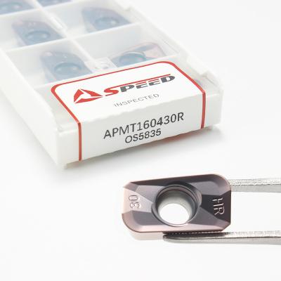 China Metalworking Carbide Milling Insert Pvd Coating APMT1605/APMT160404/APMT160416/APMT160420/APMT160430R for sale