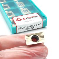 China CNC Milling Cutter Apmt1135PDER/1604PDER/1605PDER/160430R Face Mill Carbide Inserts for sale