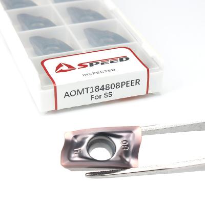 China Aomt123608 Peer Aomt184808 High Precision Carbide Milling Tools Milling Cutter Inserts for sale