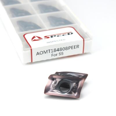 China Aomt123608/180408 Aomt 123608/Aomt/Aomt123608 Peer-M Tungsten Carbide Cutting Tools CNC Milling Inserts for sale