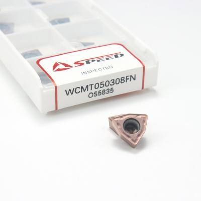 China Speed U Drill Inserts WCMT050308FN Carbide Cutting Tools For Stainless Steel And Steel for sale